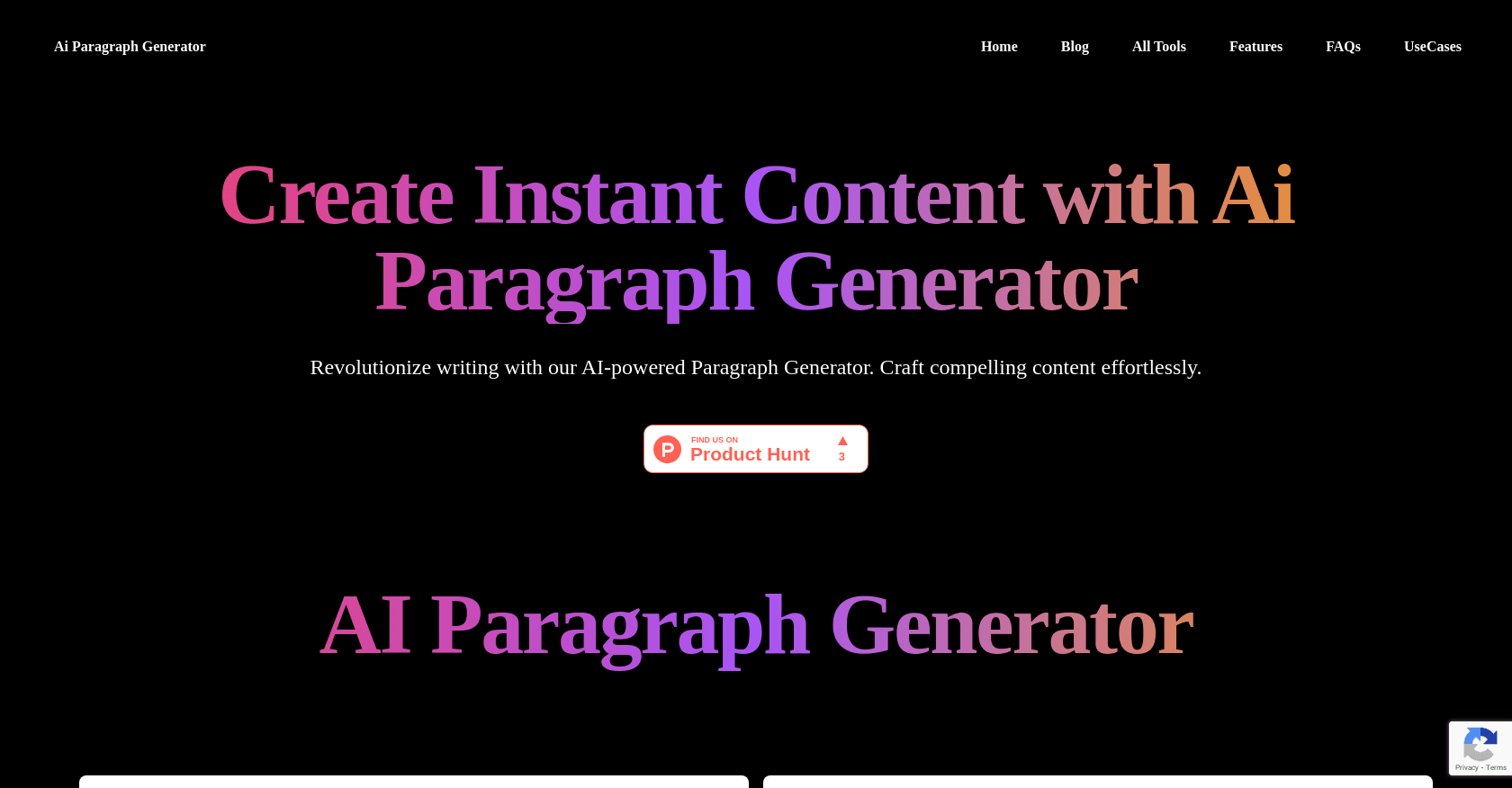 AI Paragraph Generator | Top AI List