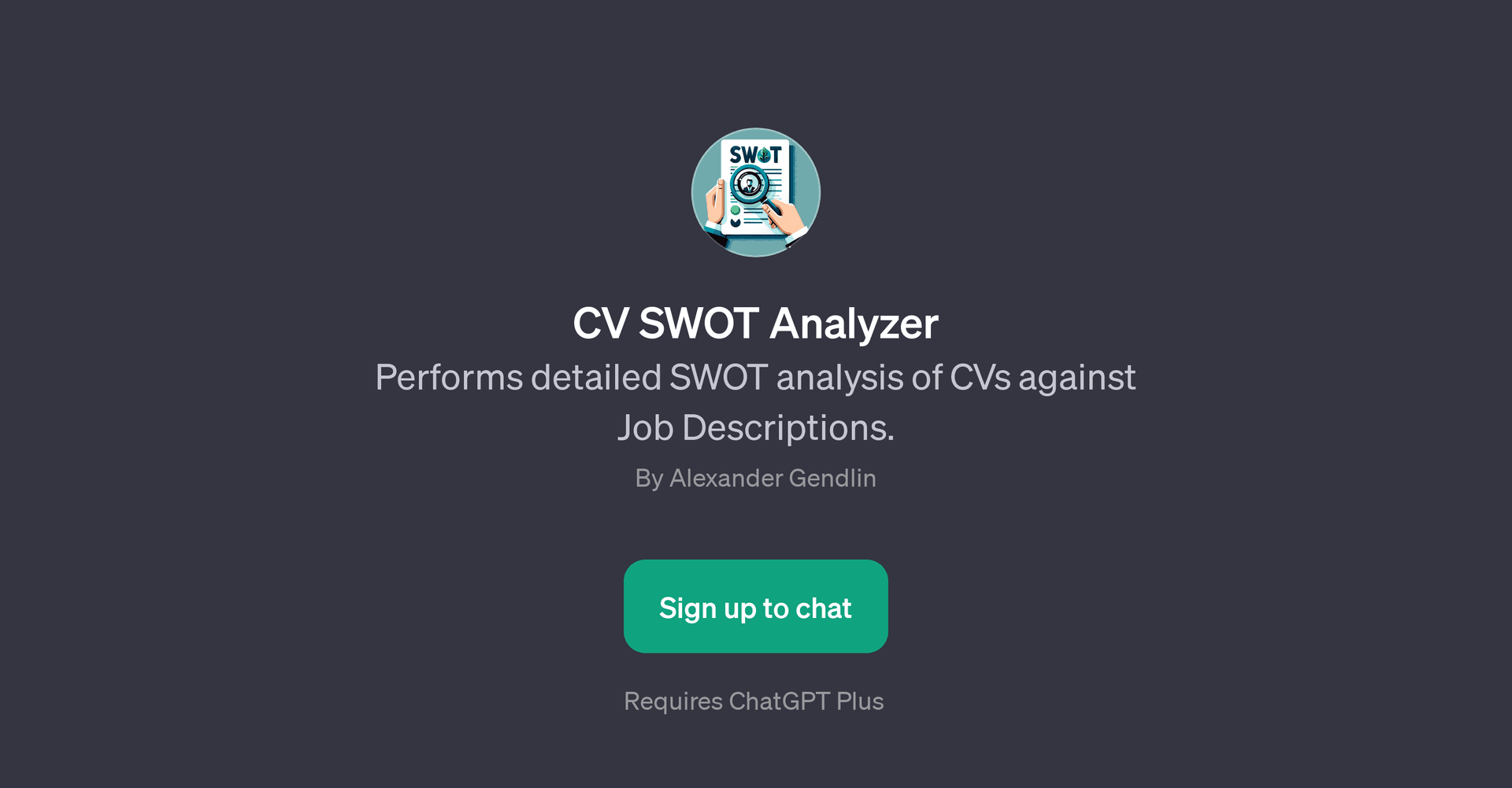 CV SWOT Analyzer | Top AI List