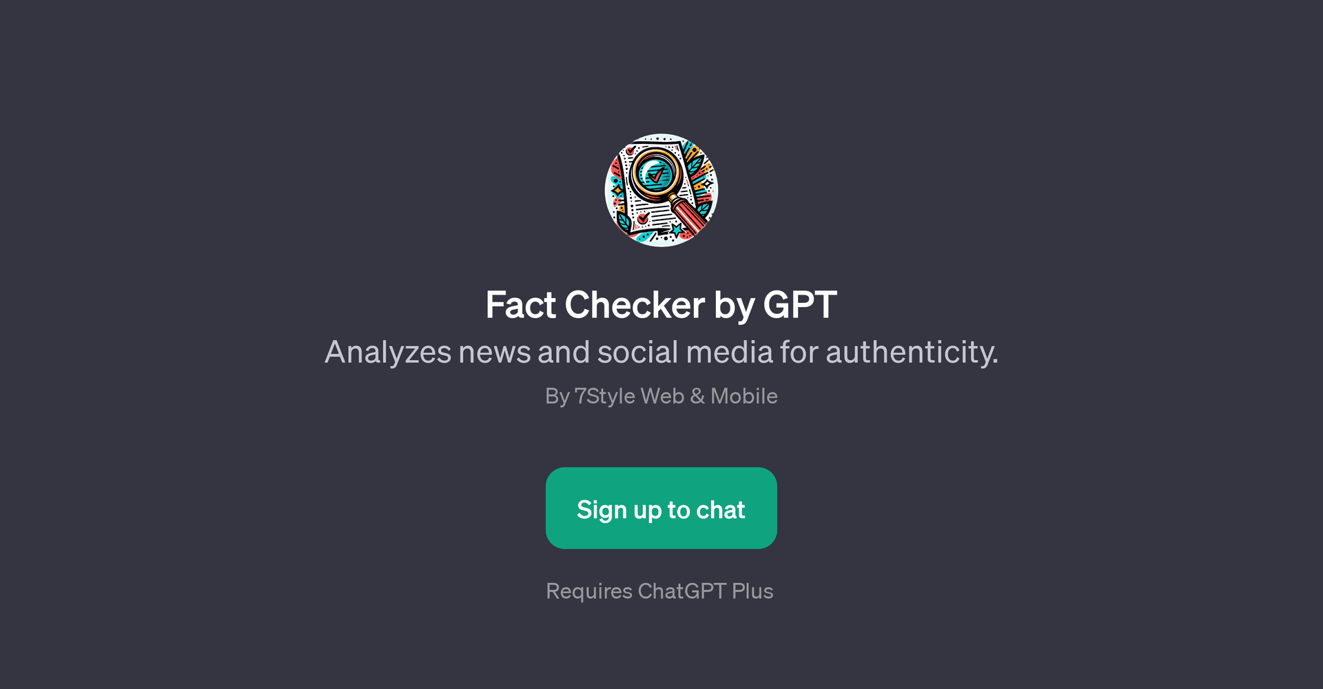 Fact Checker by GPT | Top AI List